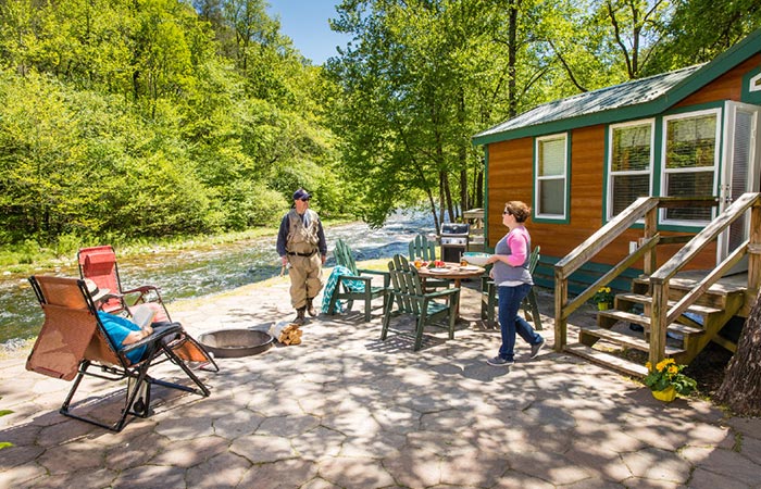 Cozy Cabins in the Great Smoky Mountain Foothills at Cherokee KOA Holiday